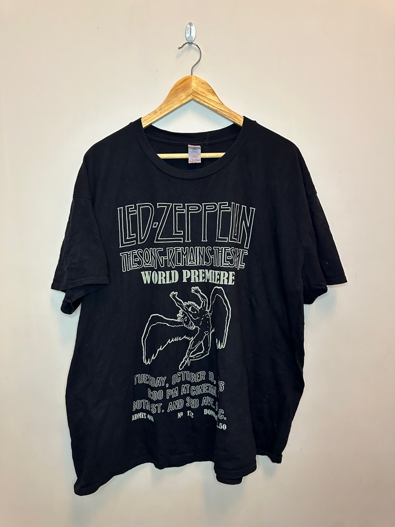 LED ZEPPELIN GILDAN TAG on Carousell
