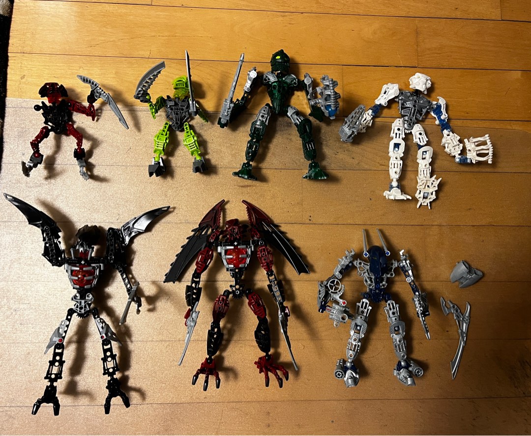 Lego Bionicles, Hobbies & Toys, Toys & Games on Carousell