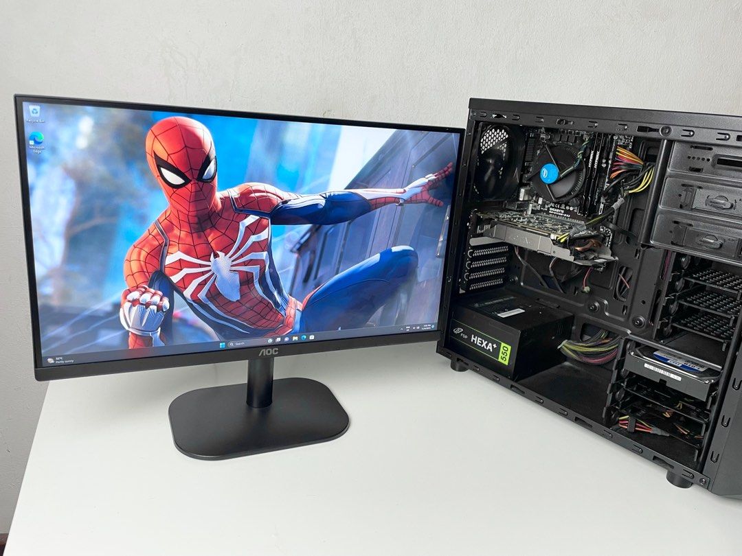 Light Gaming Office PC CPU Desktop Full Set, Computers & Tech, Desktops ...