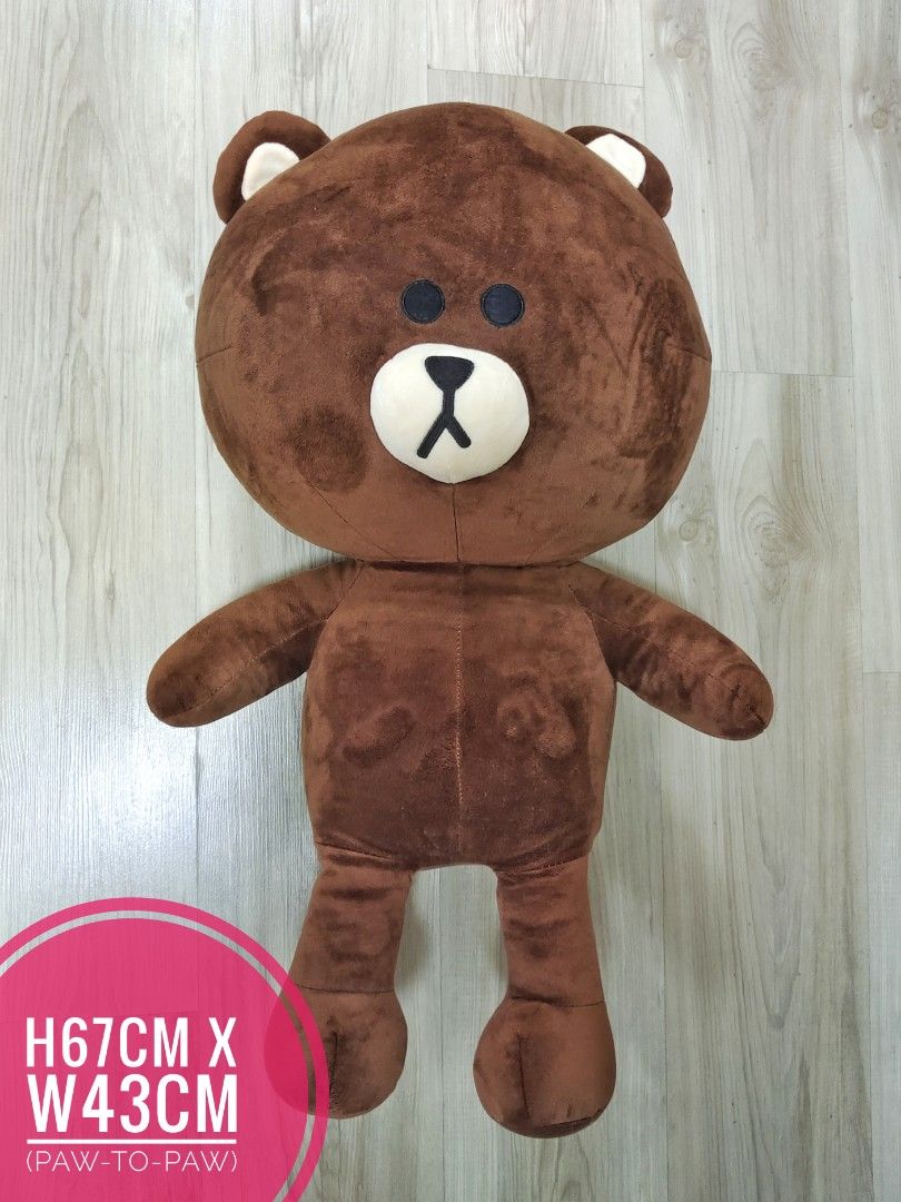 LINE FRIENDS Brown Bear New, Hobbies & Toys, Toys & Games on Carousell