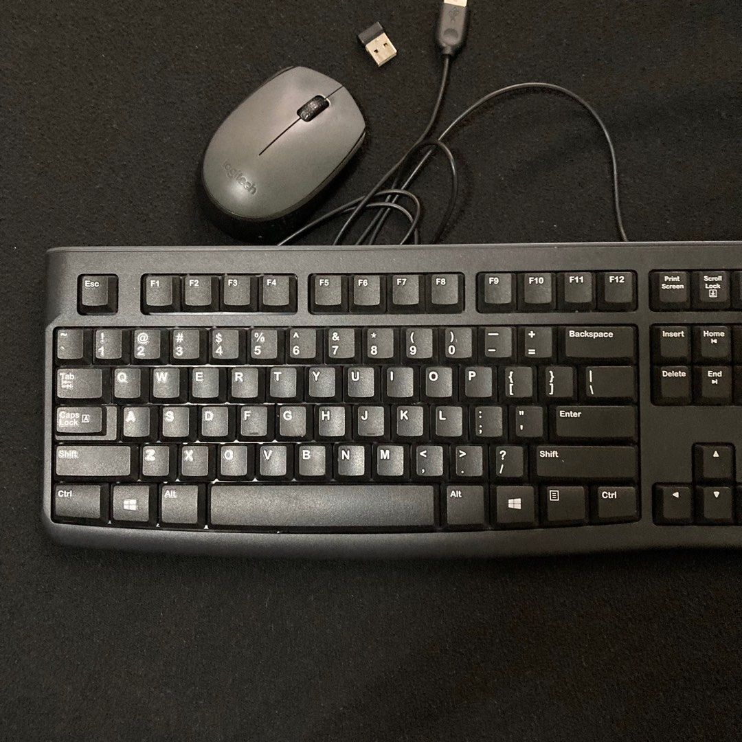LOGITECH Keyboard and Wireless Mouse bundle on Carousell