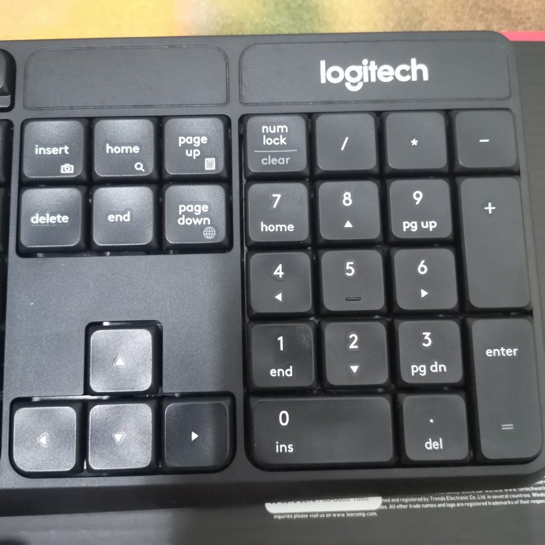 Logitech Keyboard K375s Wireless Multi Device With Bluetooth And Unify Office Computer Gaming