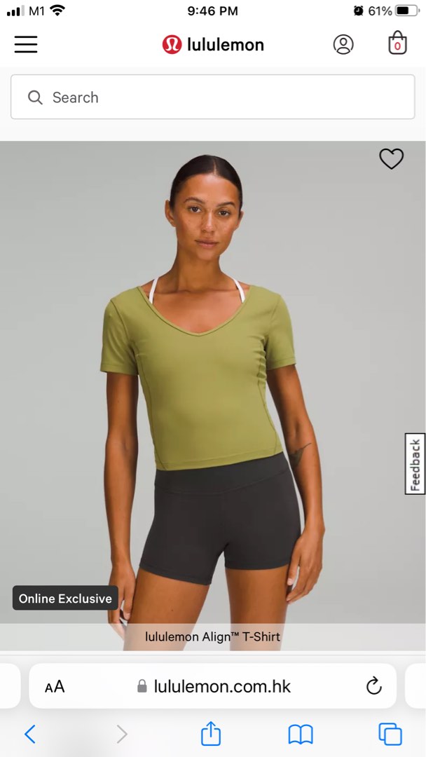 Lululemon align top, Women's Fashion, Activewear on Carousell