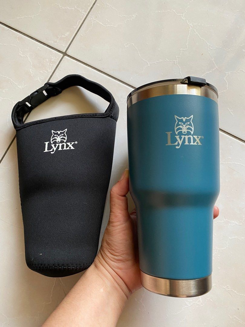 降價啦！Lynx真空環保隨行杯(附布套) 全新 304不鏽鋼材質霸杯 環保杯 長效保溫保冰, 家具及居家用品, 廚具和餐具, 水杯、水壺在旋轉拍賣