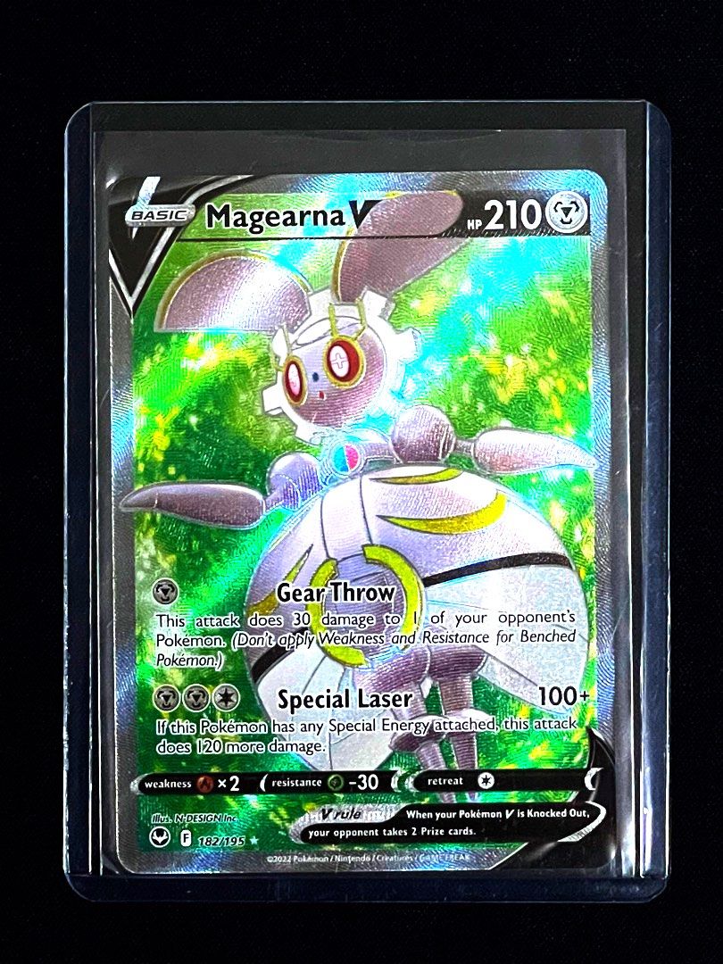 MAGEARNA V FA POKEMON TCG SWSH SILVER TEMPEST FULL ART, Hobbies & Toys ...