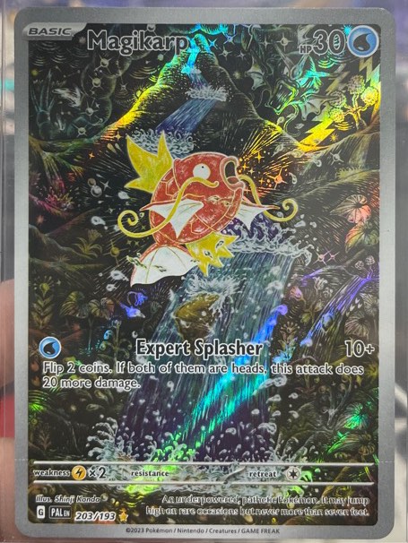 Magikarp Illustration Rare IR, Hobbies & Toys, Toys & Games on Carousell