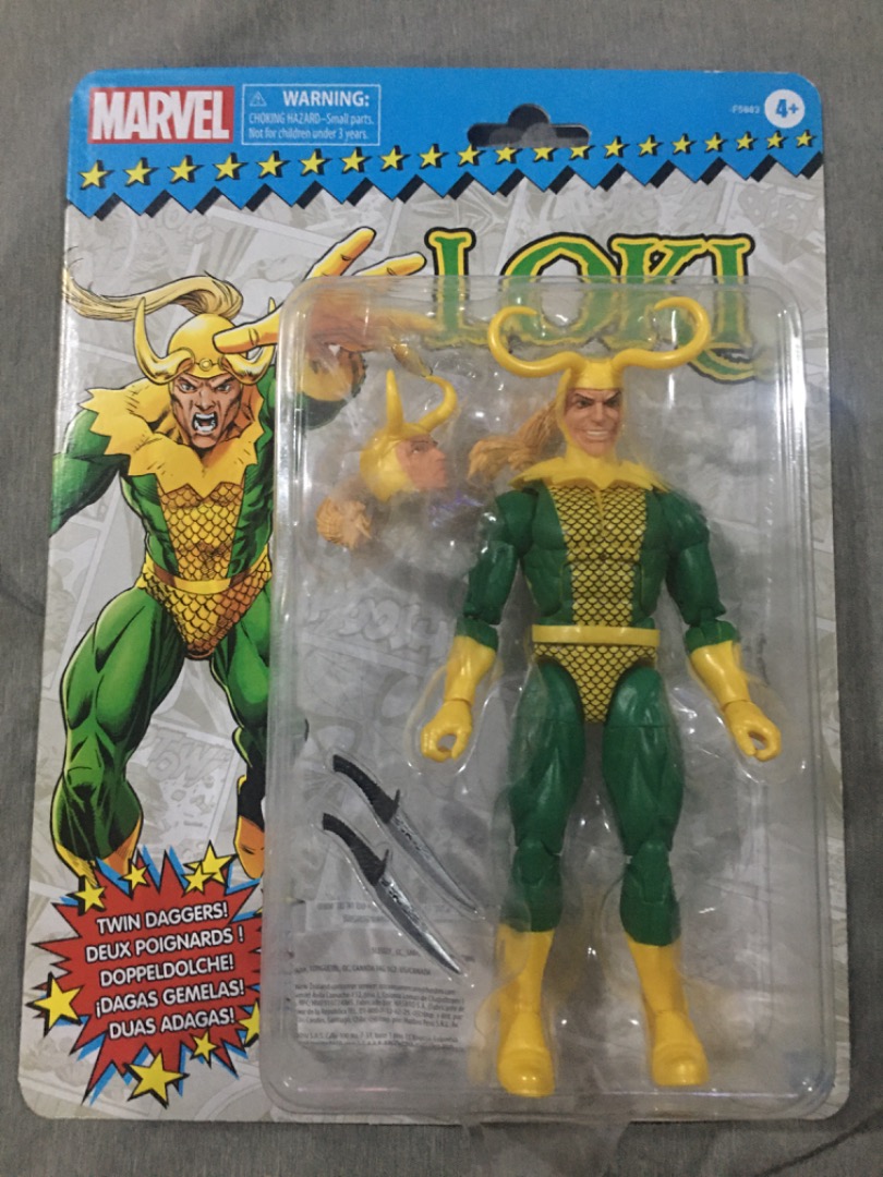Marvel legends Retro Loki on Carousell