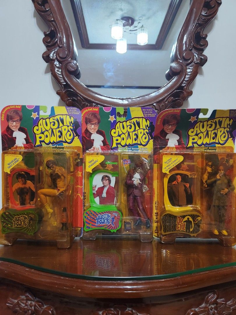 McFarlane Austin Powers Set of 3 (Neca) on Carousell