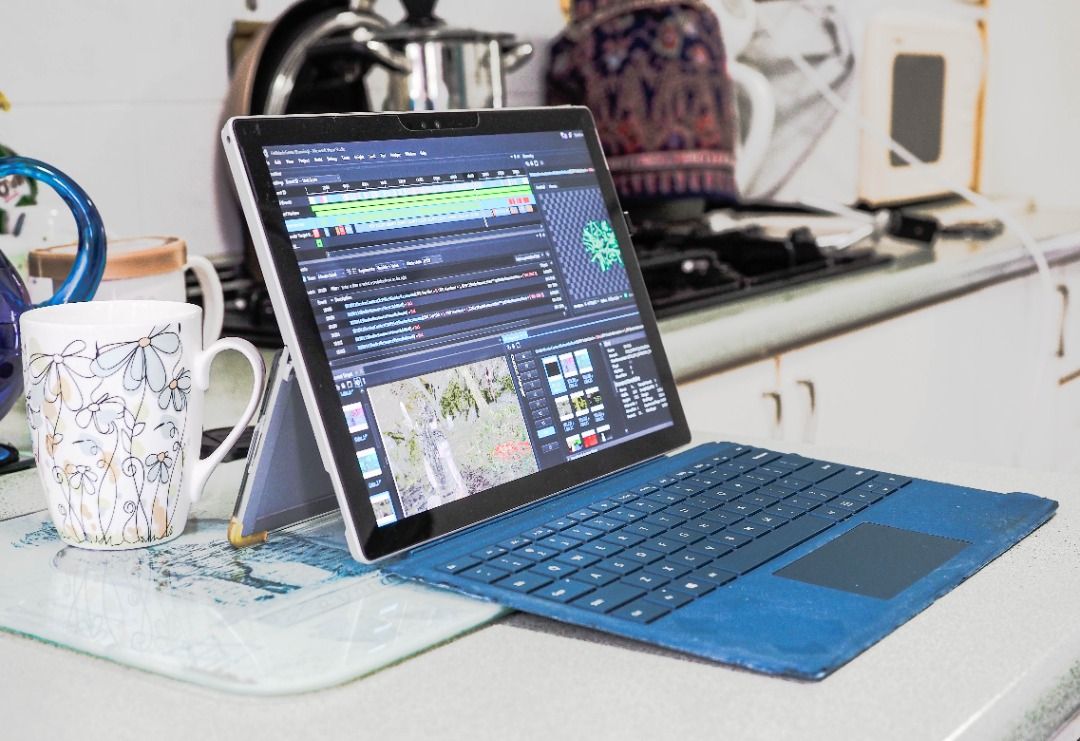 Microsoft Surface Pro: Type Cover Keyboard (Blue), Computers & Tech ...