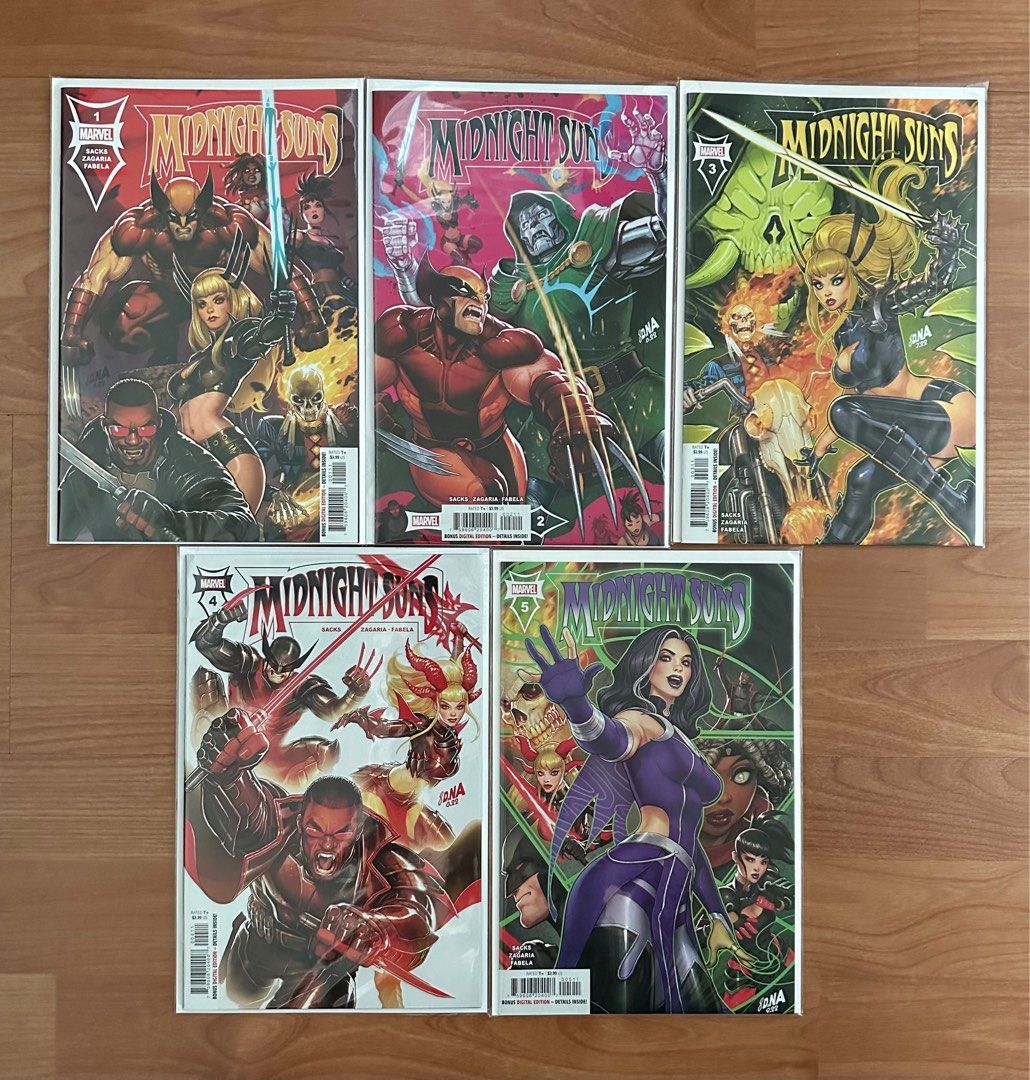 MIDNIGHT SONS #1-5 | COMPLETE SET | MARVEL COMICS | 2022, Hobbies ...