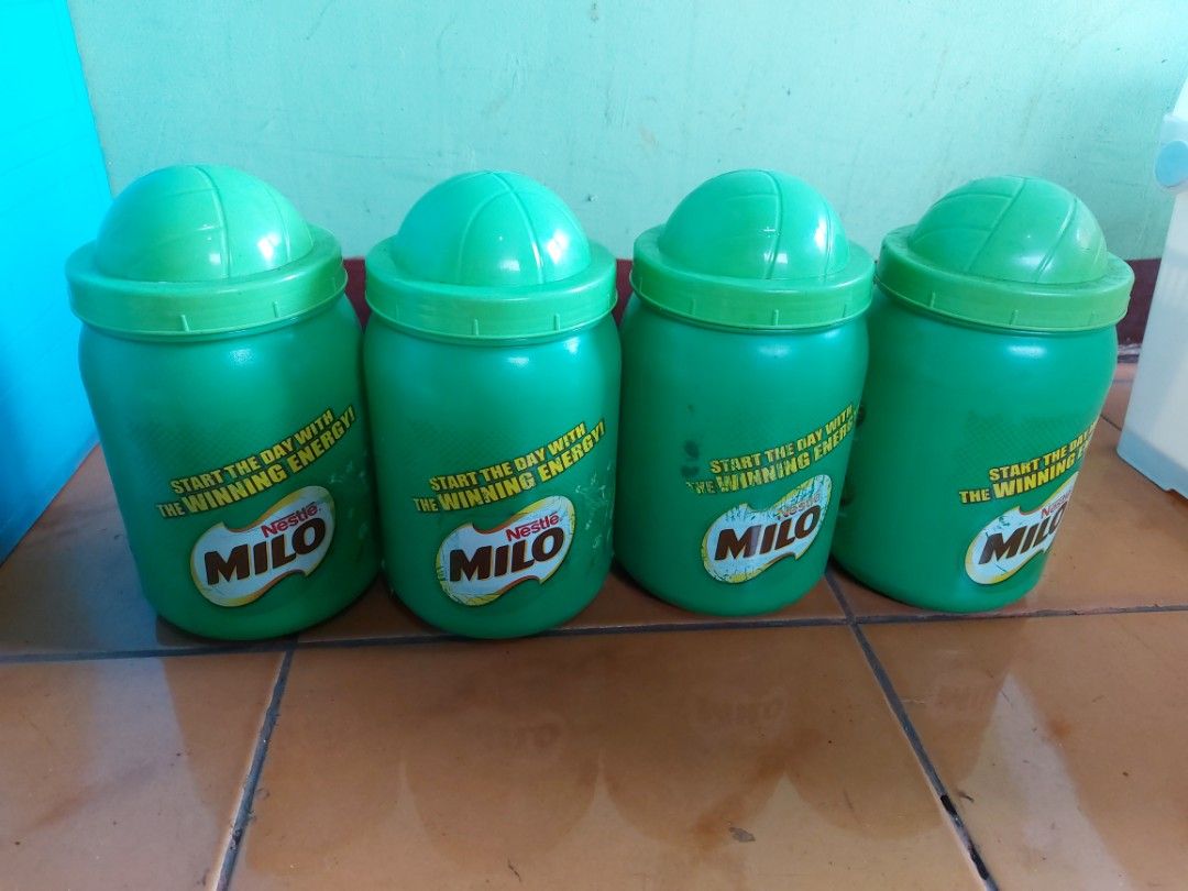 Milo container storage on Carousell