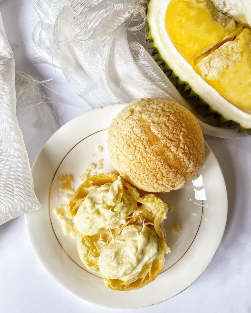 MSW durian cream puff, Food & Drinks, Homemade Bakes on Carousell