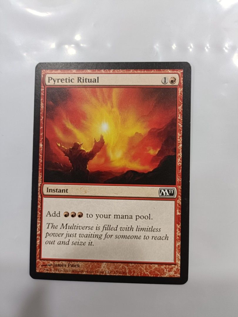MTG Pyretic Ritual (Magic 2011), Hobbies & Toys, Toys & Games on Carousell