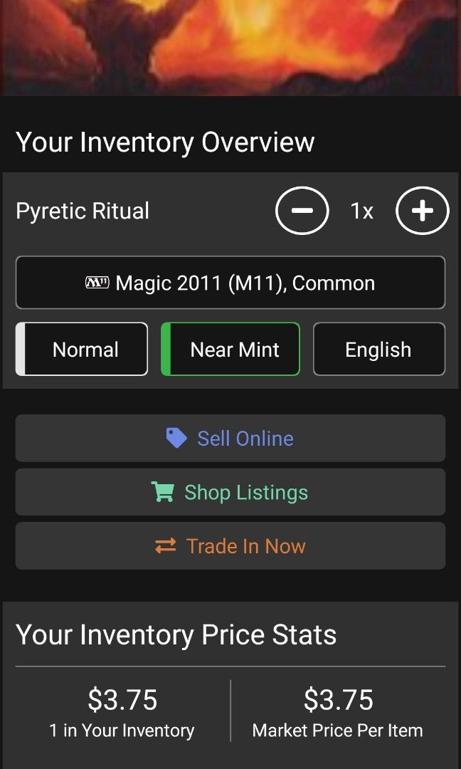 MTG Pyretic Ritual (Magic 2011), Hobbies & Toys, Toys & Games on Carousell