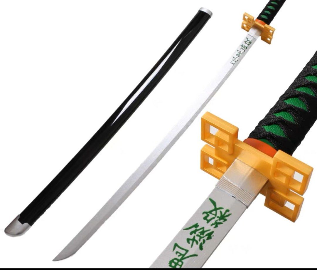 Muichiro Tokito Wooden Sword & Sword Belt - Demon slayer, Hobbies ...