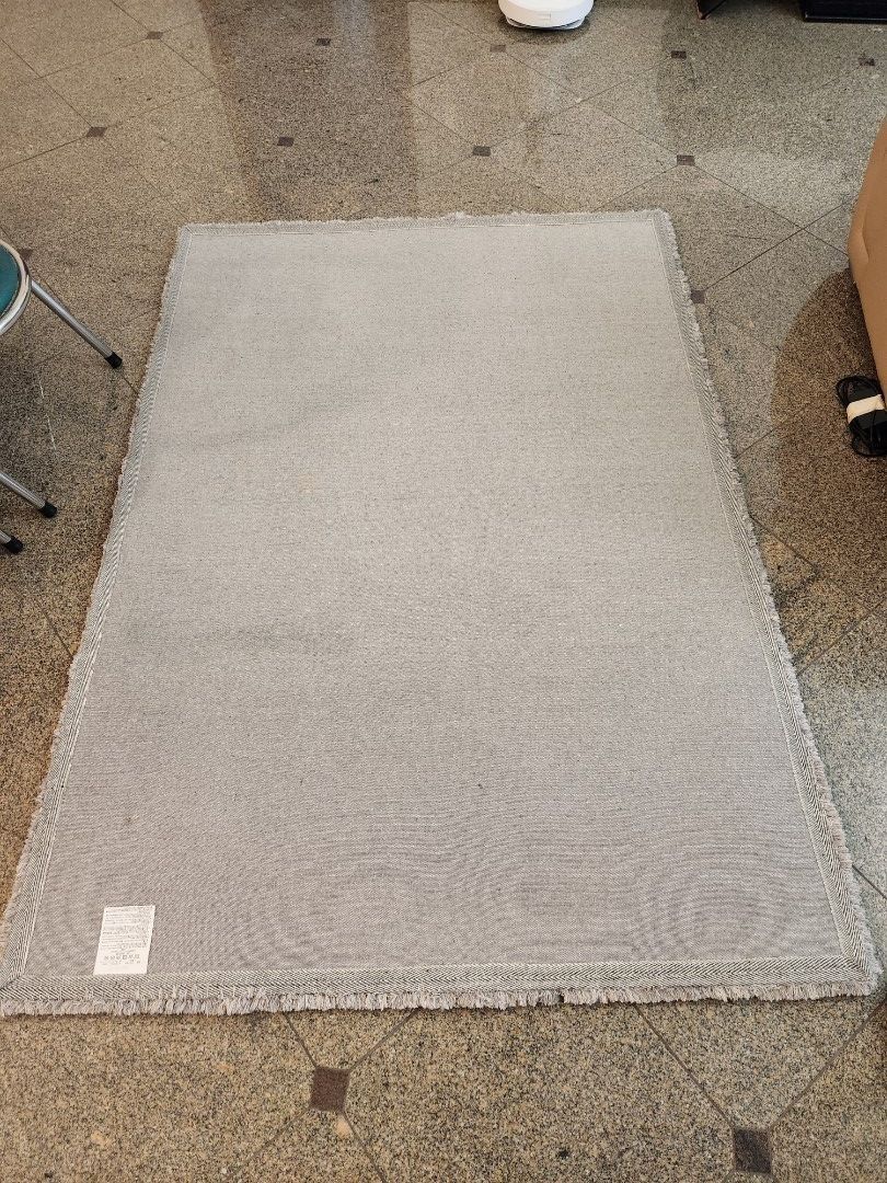 Muji Carpet / Rug (Light Grey), Furniture & Home Living, Home Decor ...