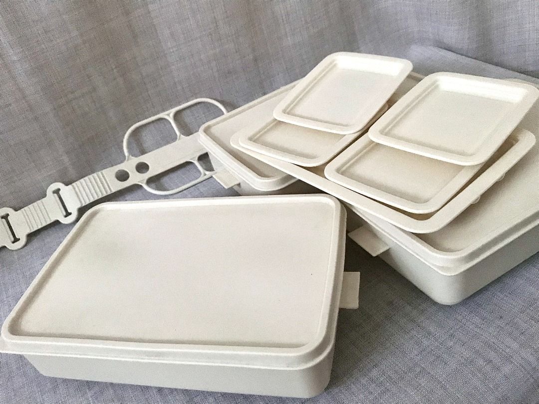 Muji Style Stackable Belted Complete Camping /Picnic Set (Large ...