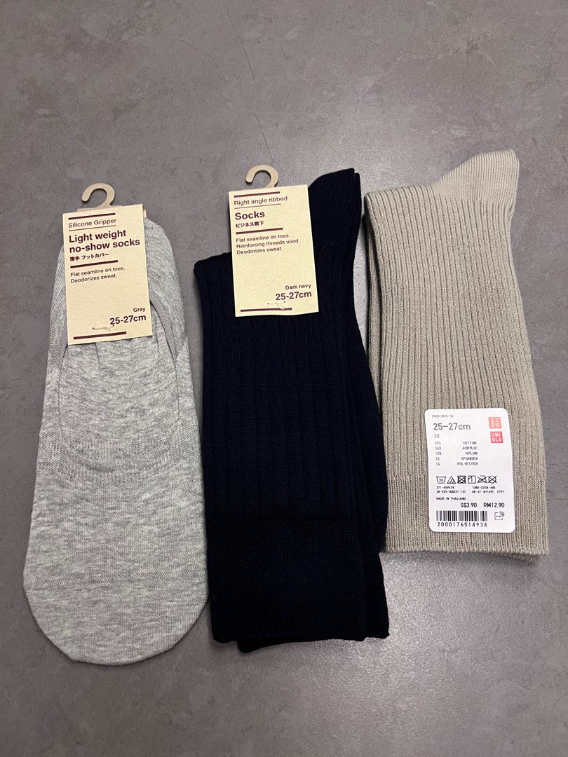 Muji/Uniqlo Socks bundle, Men's Fashion, Watches & Accessories, Socks ...