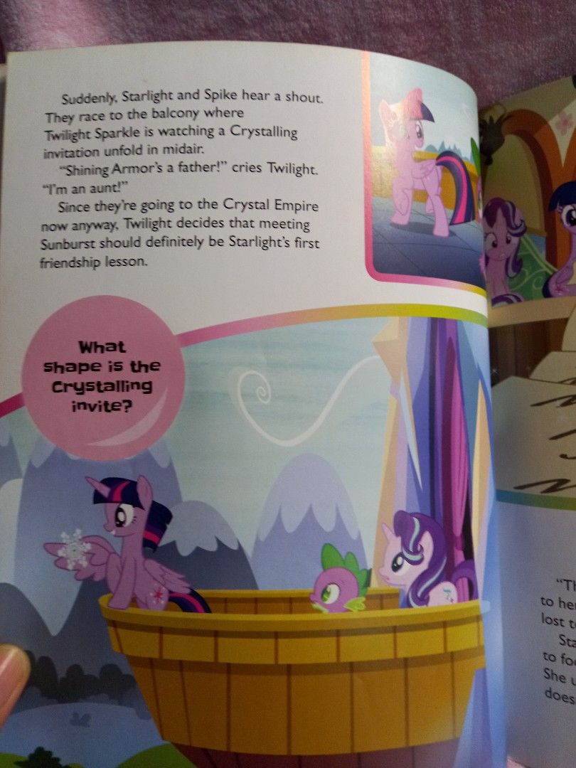My Little Pony Crystalling Chaos Children's book on Carousell