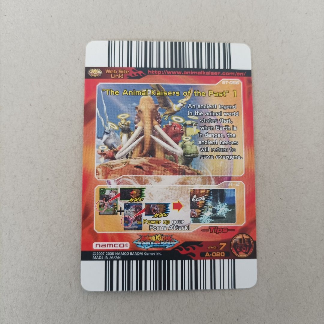 Namco Bandai Games inc - Kartu Animal Kaiser Brown Bear, Toys & Collectibles, Permainan Papan ...