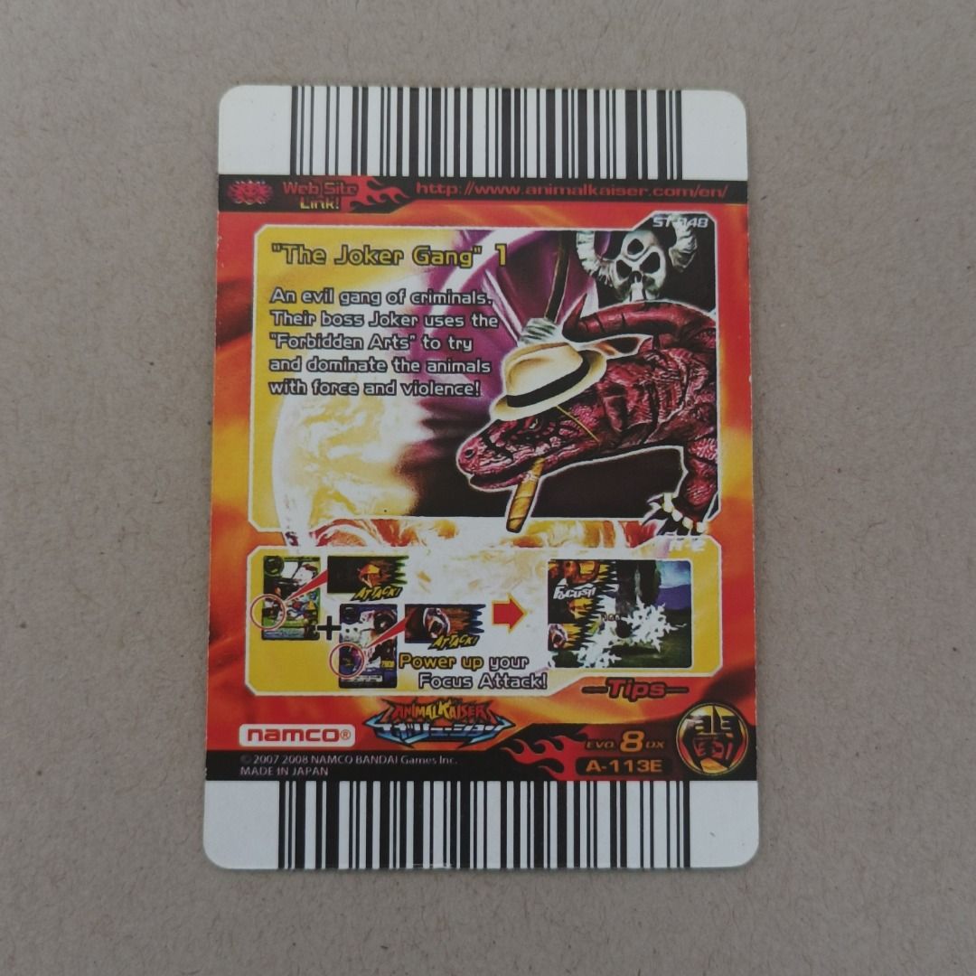 Namco Bandai Games inc - Kartu Animal Kaiser Alligator Snapping Turtle, Toys & Collectibles ...