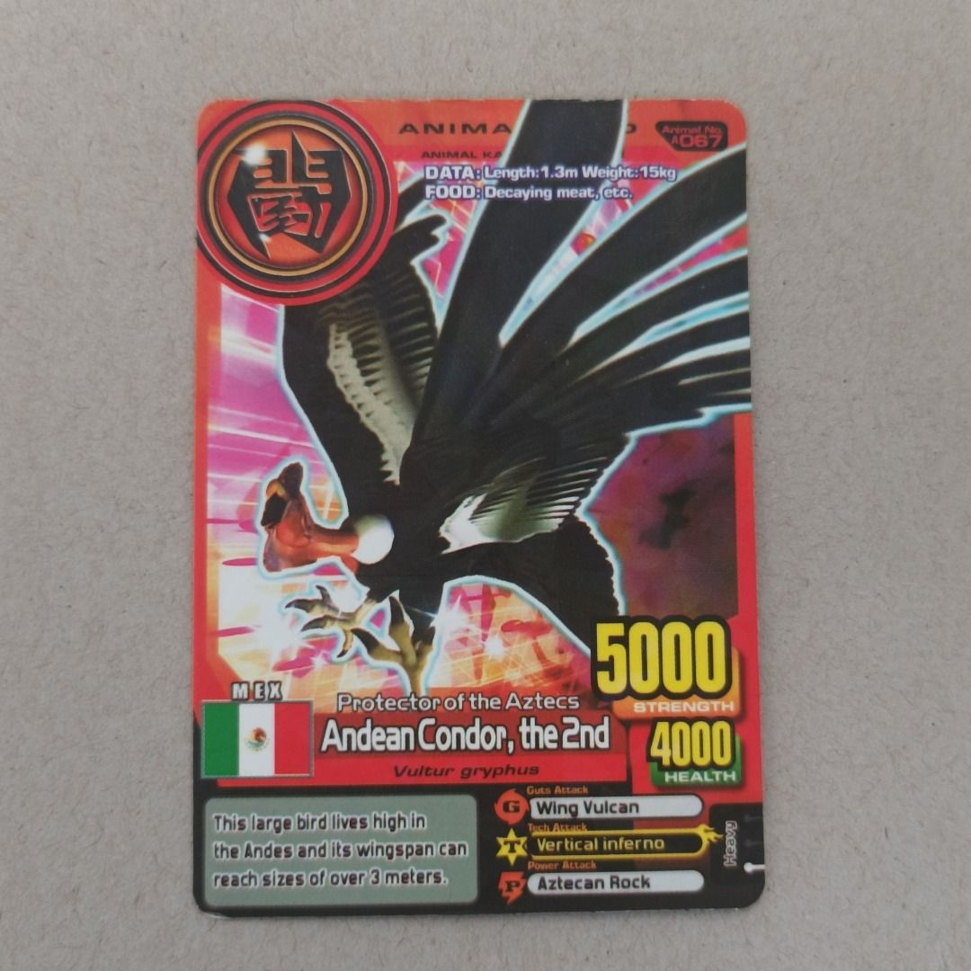 Namco Bandai Games inc - Kartu Animal Kaiser Andean Condor, the 2nd, Toys & Collectibles ...