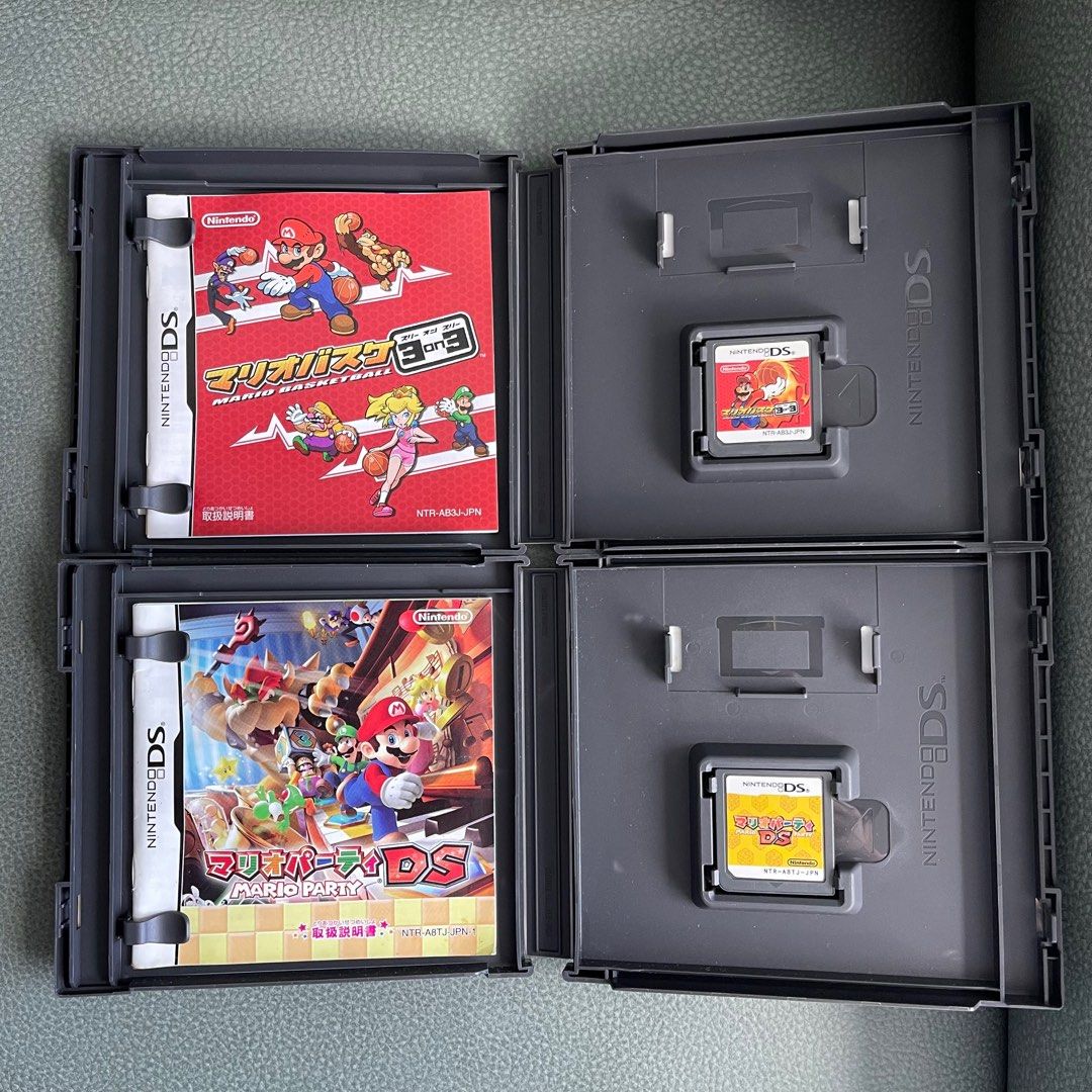 NDS game Mario麻雀, Mario basketball, Mario party 日版, 電子遊戲, 電子遊戲 ...