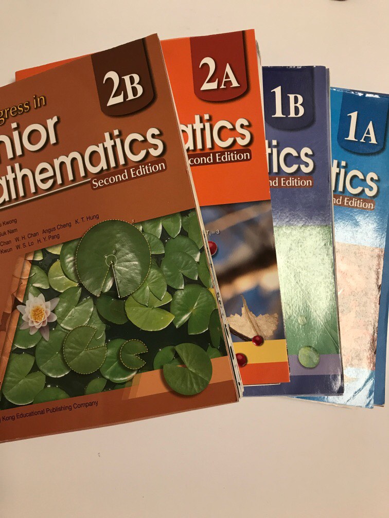 New progress in junior mathematics 1A,B,2A,B, 興趣及遊戲, 書本 & 文具, 教科書 ...