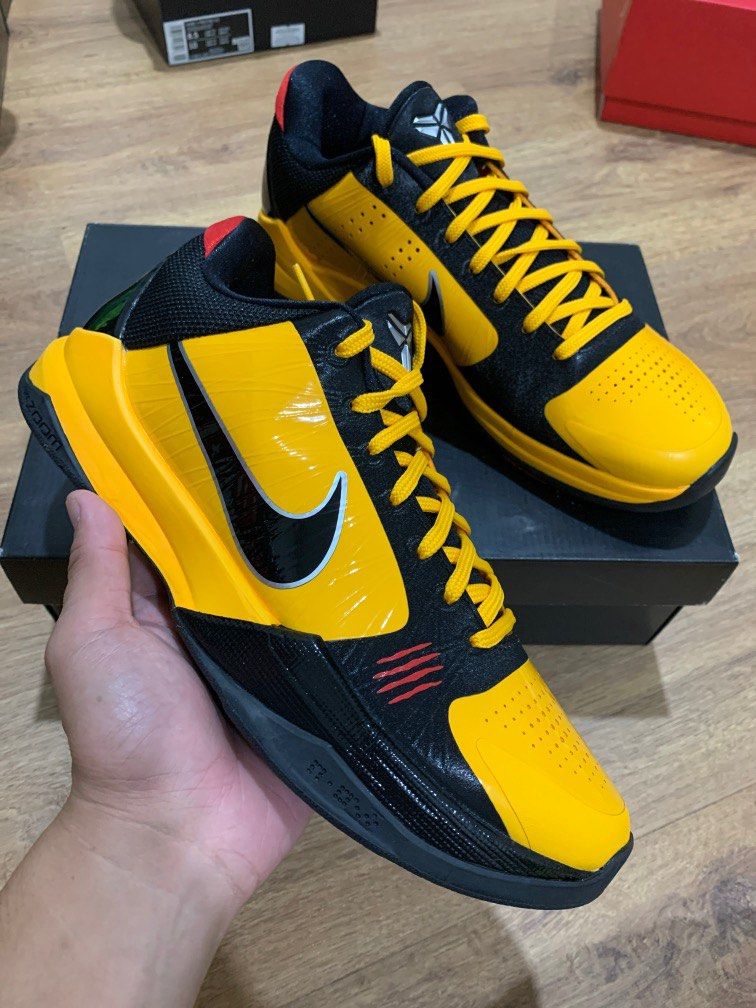 Kobe 5 Black And Yellow