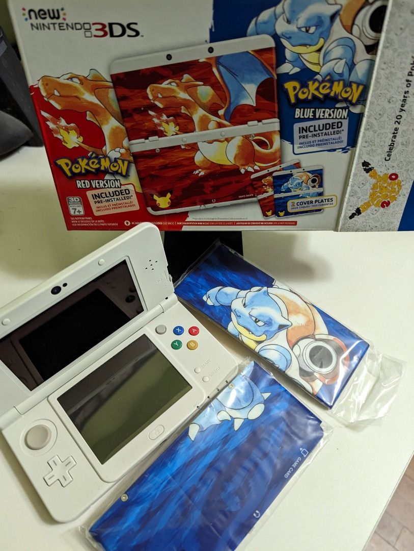 Nintendo New 3DS - Pokémon 20th Anniversary Edition Red and Blue, Video ...