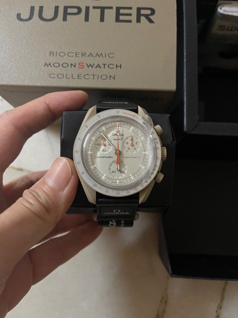 Omega Swatch Moonswatch “MISSION TO JUPITER”, Luxury, Watches on Carousell