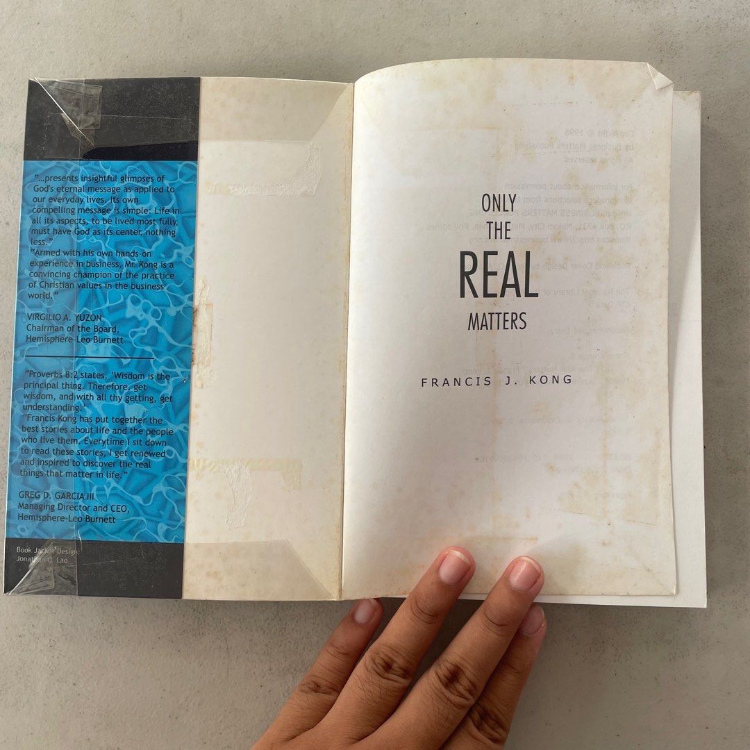 Only the Real Matters by Francis J. Kong on Carousell