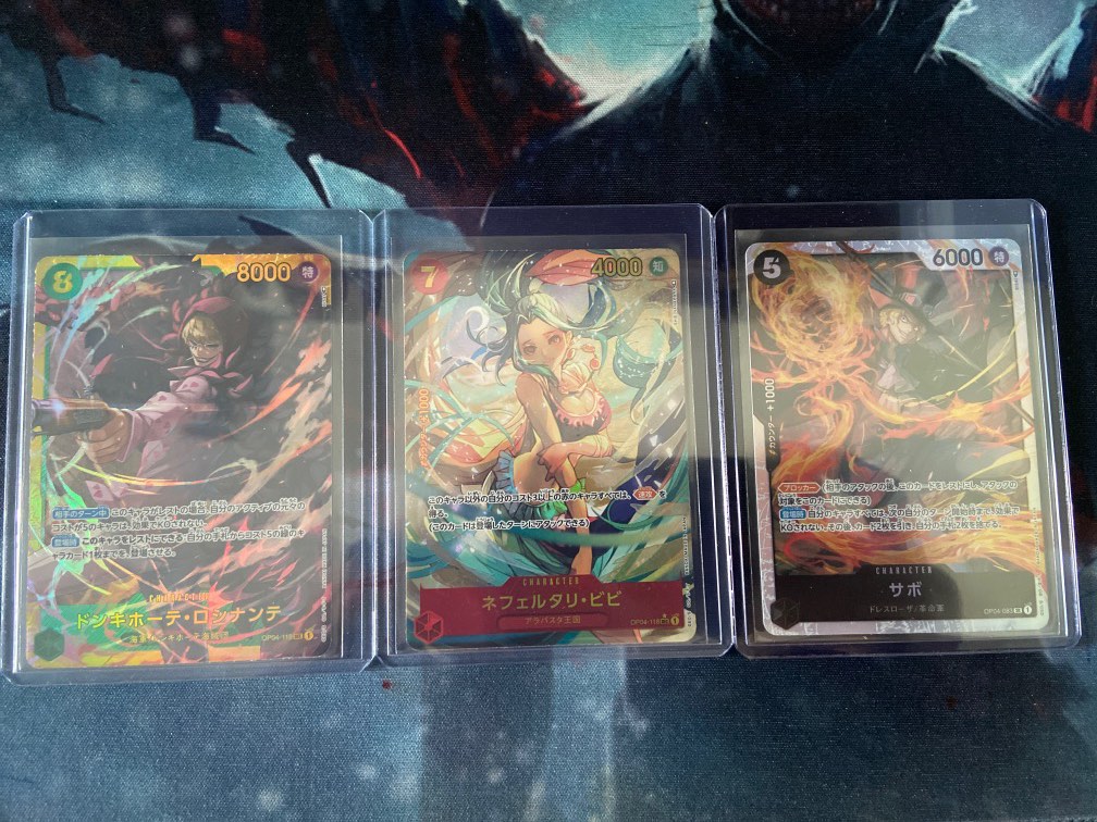 OP04 SEC & SR Sabo, Hobbies & Toys, Memorabilia & Collectibles, Vintage Collectibles on Carousell