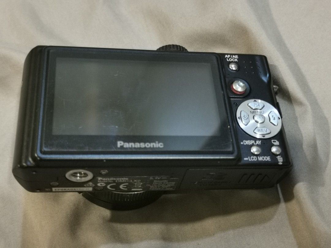 Panasonic cam with cables, battery, casing and CD, Photography, Cameras ...