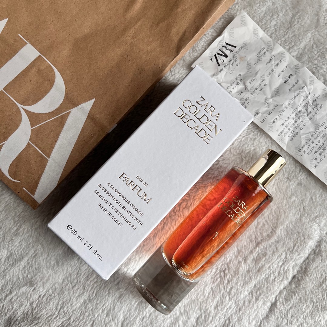 Parfum Zara Golden Decade, Kesehatan & Kecantikan, Parfum, Kuku ...