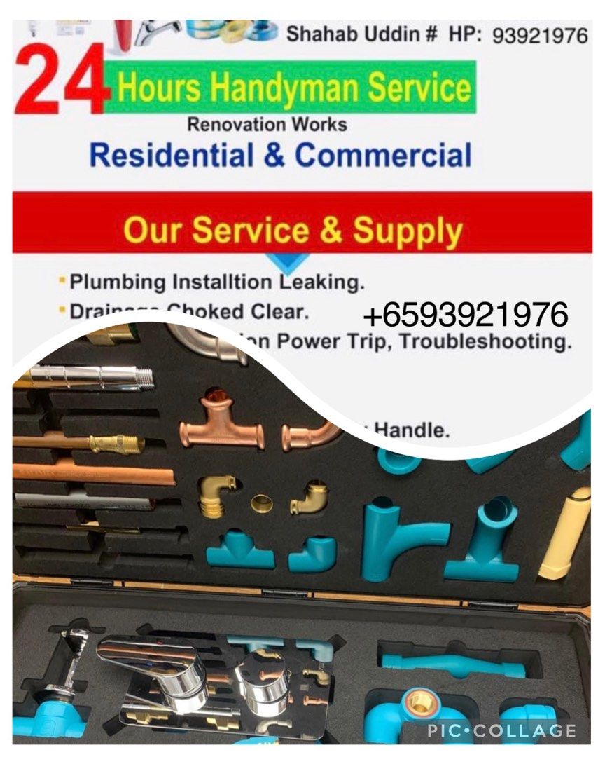 24hrs Plumbing & electrical service/Floor Choke/Kitchen Choke/tap leak ...