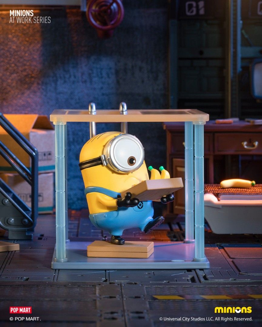 [FULL SET SEALED BOX] Minions At Work Series [PO] POP MART, Hobbies ...