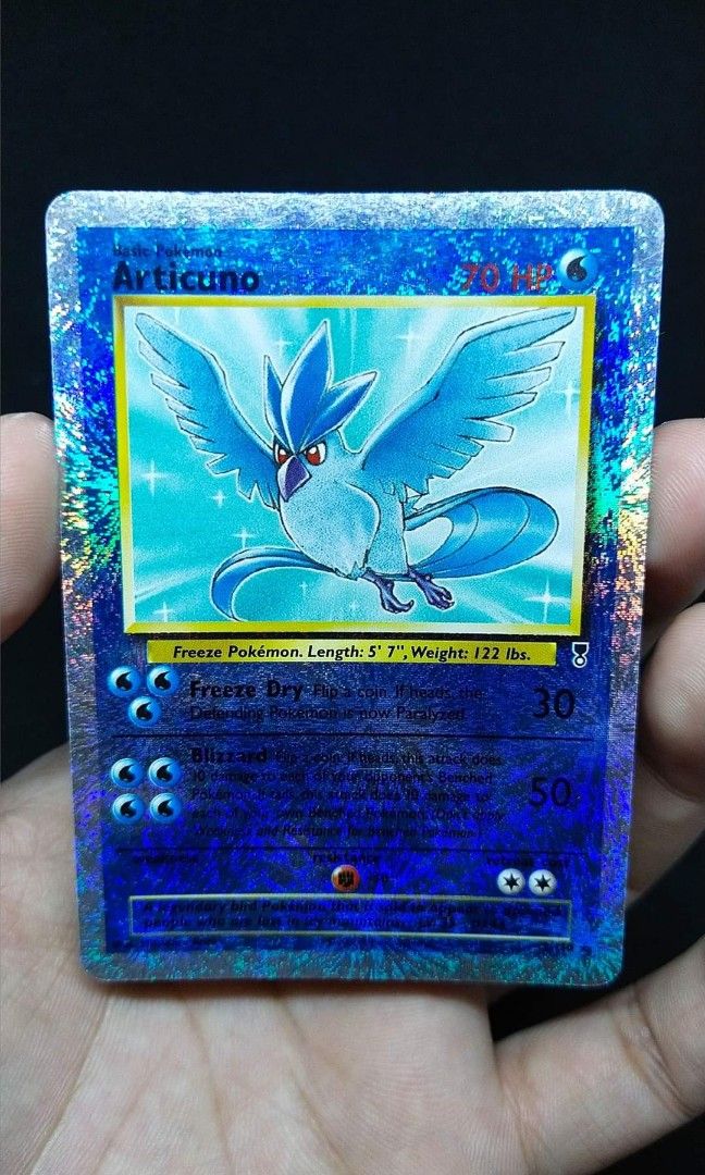 Pokemon Card - ARTICUNO #2 - REVERSE FOIL (LEGENDARY COLLECTION) YEAR 2002 on Carousell