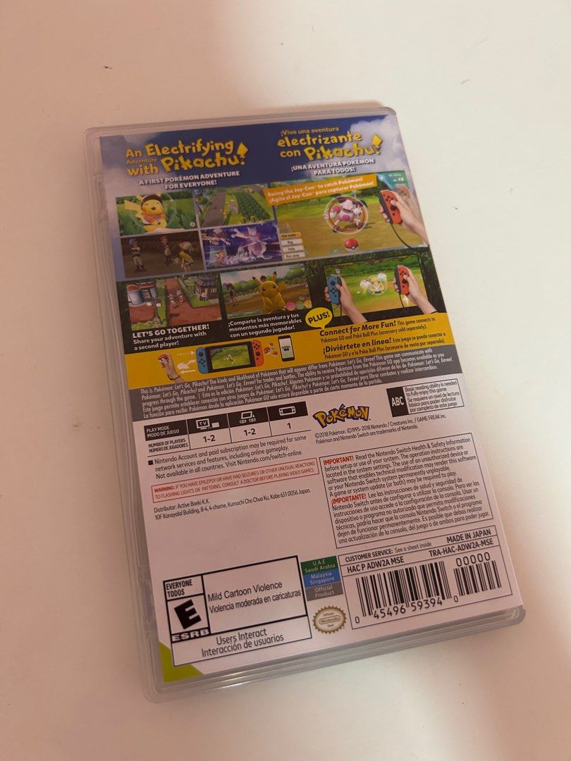 Pokemon Let’s Go Pikachu / Sword / Brilliant Diamond Nintendo Switch ...