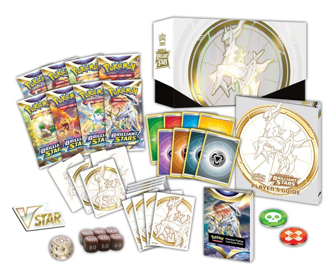 Pokemon TCG Brilliant Star Elite Trainer Box, Hobbies & Toys, Toys ...