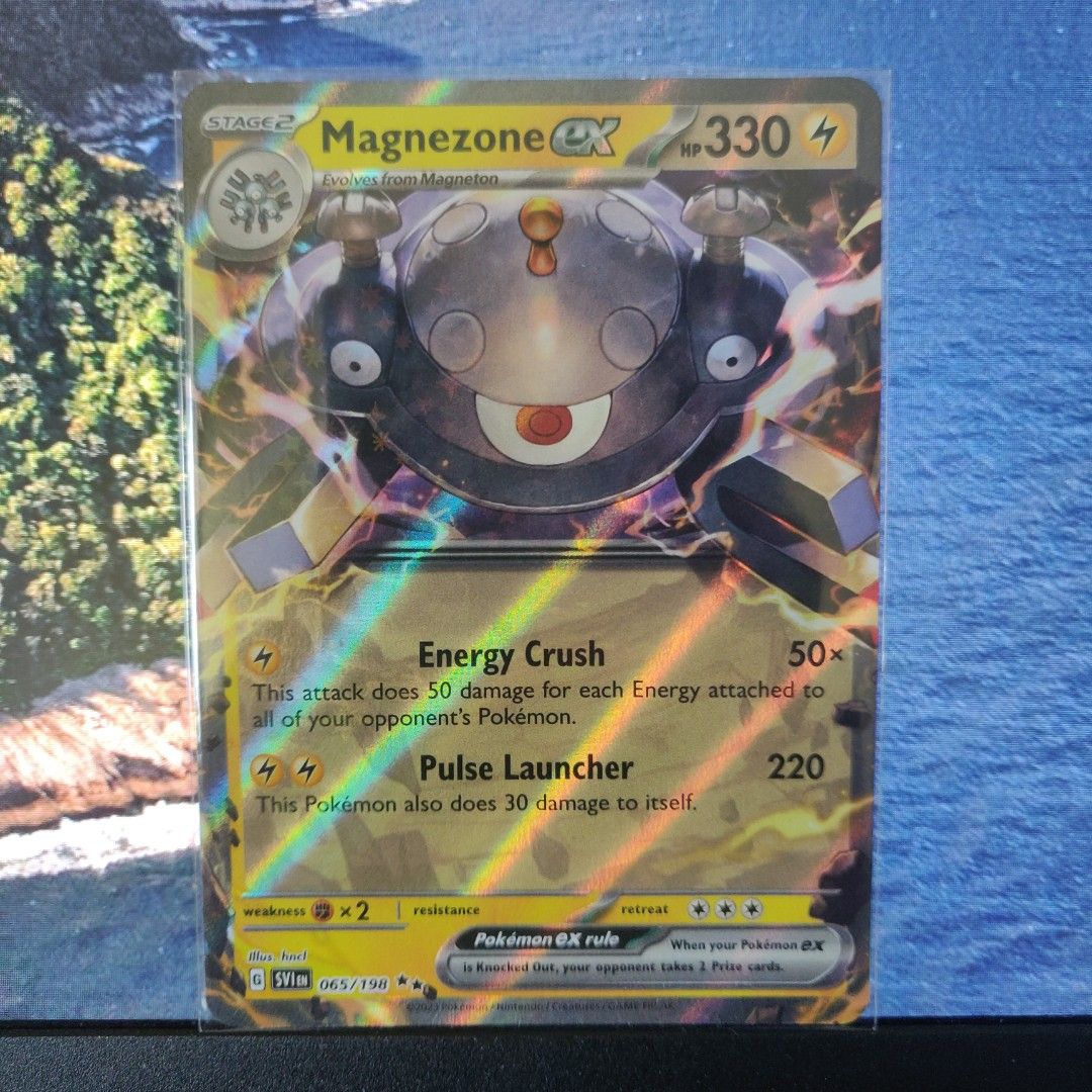 Pokemon TCG Magnezone EX| SV01, Hobbies & Toys, Toys & Games on Carousell