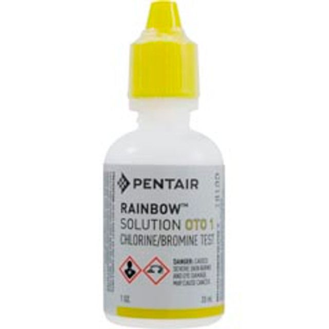 POOL - Pentair Test Kit Rainbow Solution Oto 1 Oz Chlorine Test ...