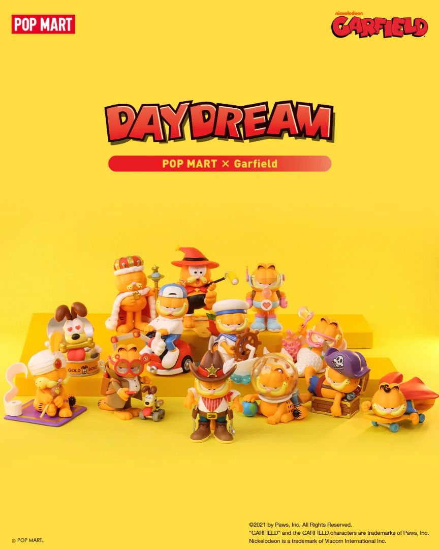 [Trade/Sale] POP MART Garfield Day Dream Series Astronaut, Hobbies ...