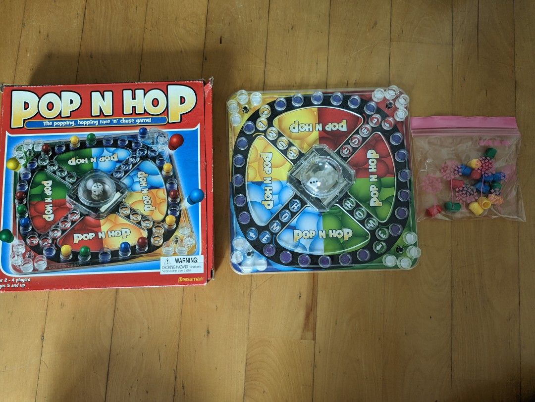 Pop n Hop - Game, Hobbies & Toys, Toys & Games on Carousell