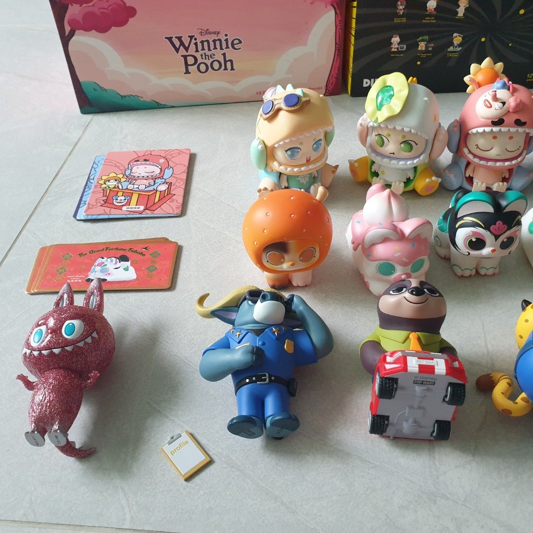 Popmart Dimoo Time Roaming Set/ Winnie the Pooh Tigger Piglet Eeyore ...