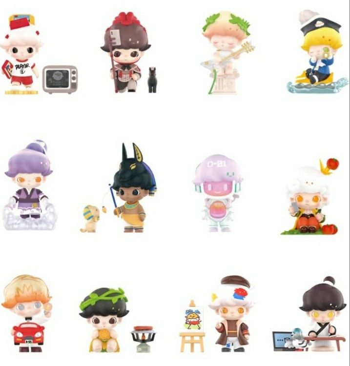 Popmart Dimoo Time Roaming Set/ Winnie the Pooh Tigger Piglet Eeyore ...