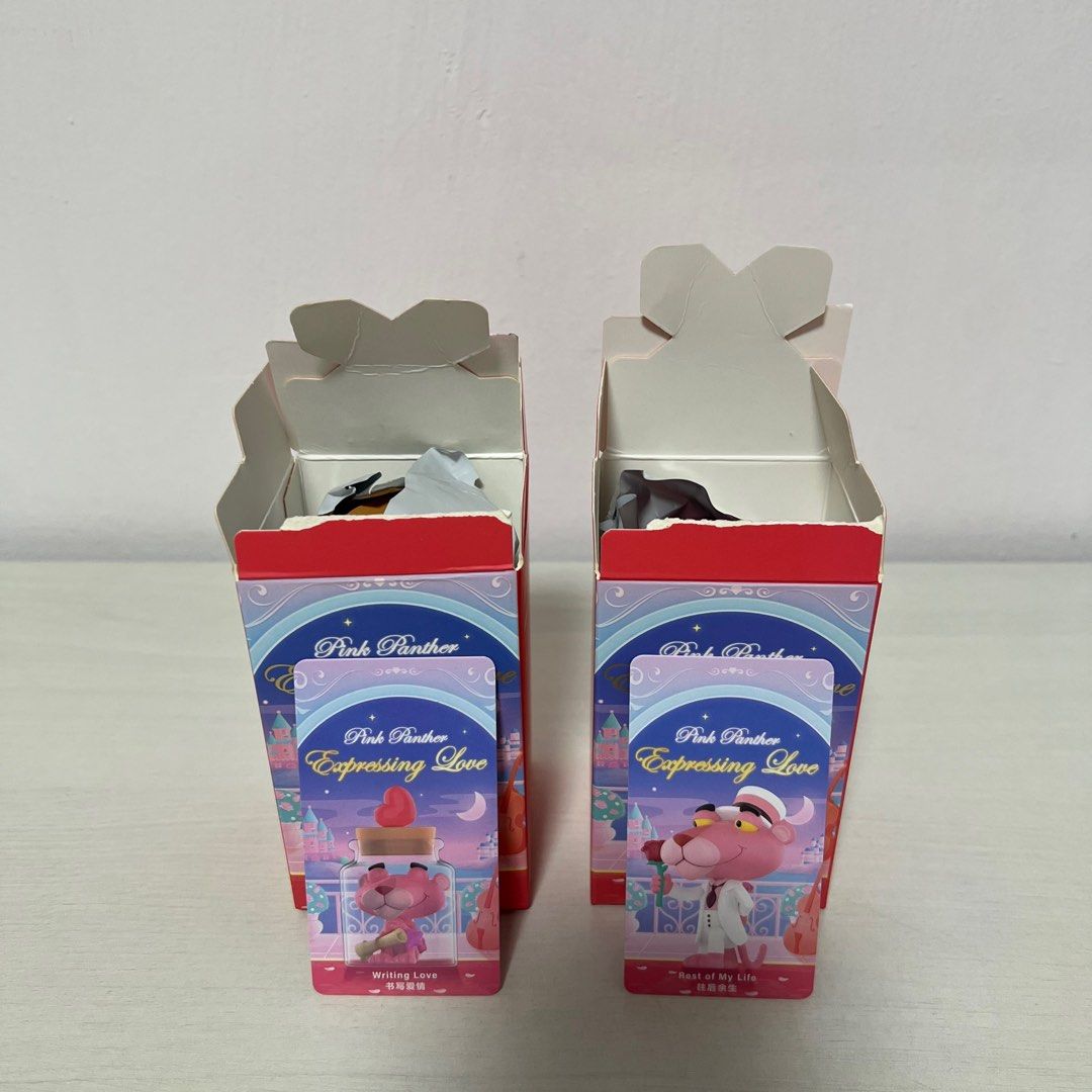POPMART Pink Panther Expressing Love, Hobbies & Toys, Toys & Games on ...
