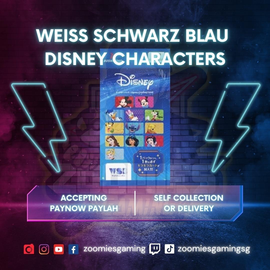[PO]Weiss Schwarz Blau Disney Characters Booster Box, Hobbies & Toys ...