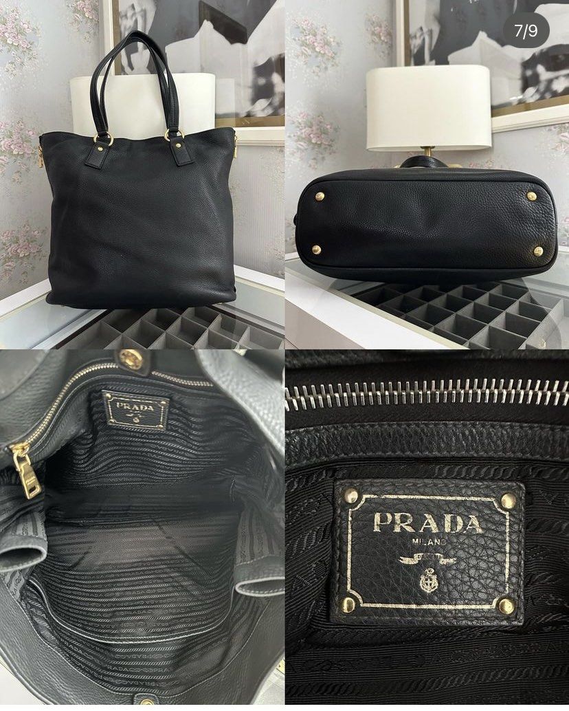 Prada Vitello Diano Tote Bag - Original, Luxury, Bags & Wallets on ...