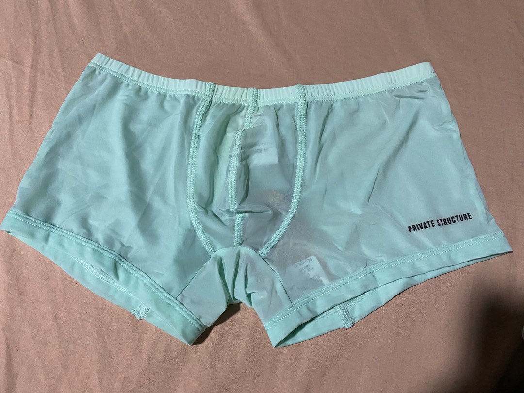 Private Structure Colour Peel Mens Boxer Briefs (Light Blue), Men's ...